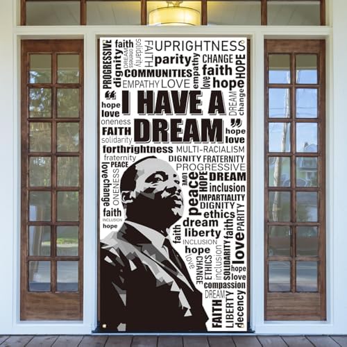 Amazon.com: Martin Luther King Jr. Day Door Cover I Have A Dream Banner ...