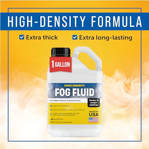 Snapklik.com : Maplefield High-Density Fog Machine Fluid - 1 Gallon ...