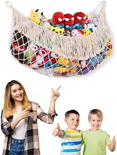 ecofynd Stuffed Animal Toy Hammock,Hanging Cotton Organizer Storage For ...