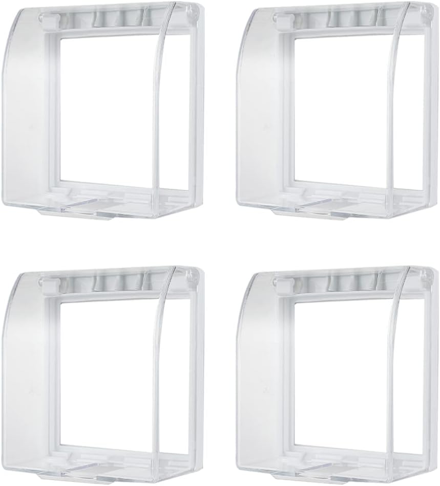 Amazon.co.jp: NUOLUX 防水スイッチカバー 86型 スイッチ保護カバー コンセントカバー 防水 フェイスプレート ウォールスイッチソケット ウォールスイッチソケット ガード ...