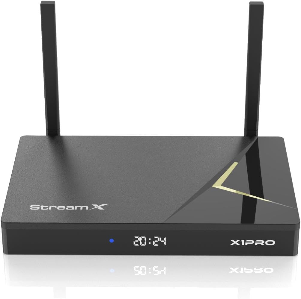 Amazon.com: New 2024 StreamX X1 Pro TV Box 6K UltraHD 4GB Ram 64GB ROM ...