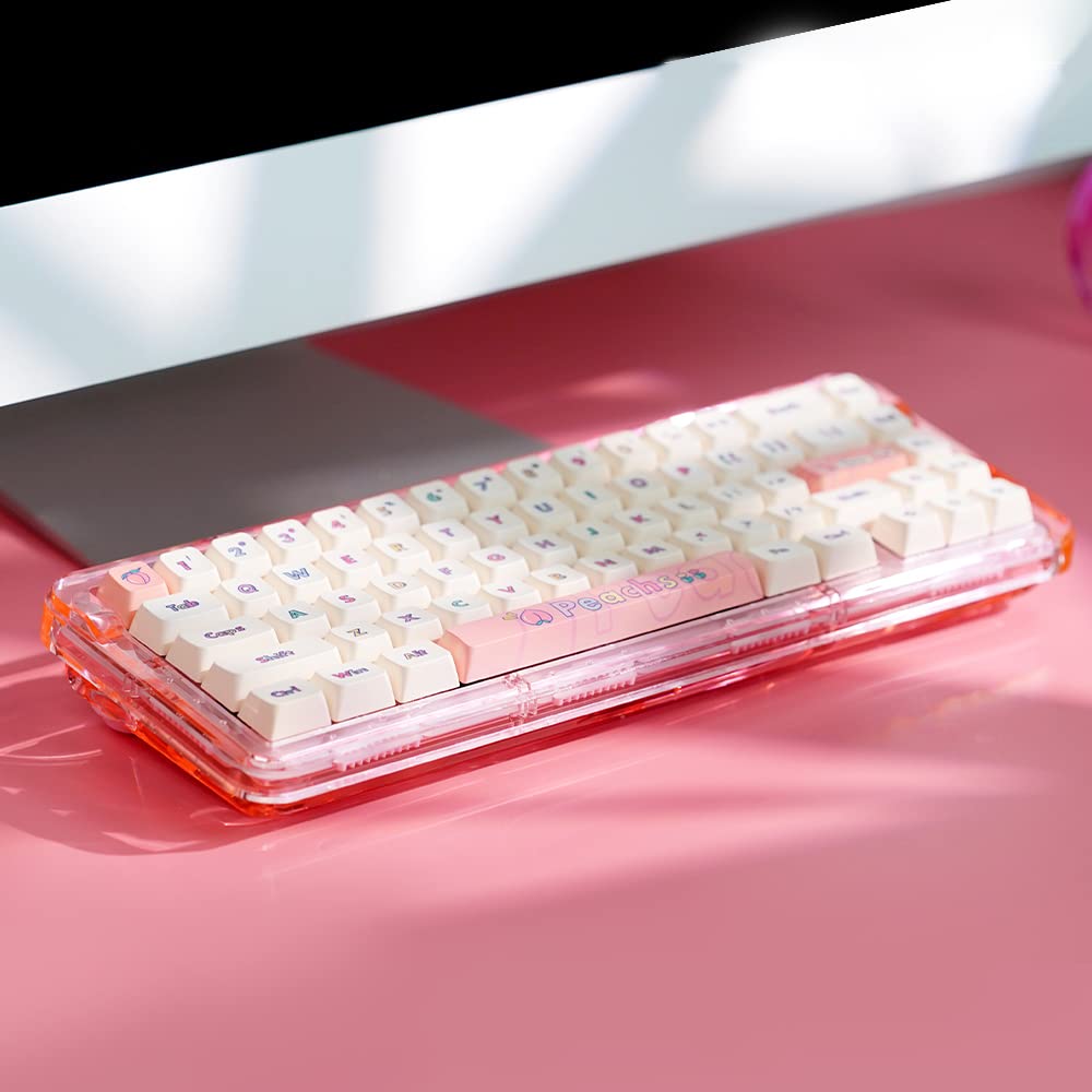 Snapklik.com : NACODEX 65% Transparent Crystal Acrylic Keyboard