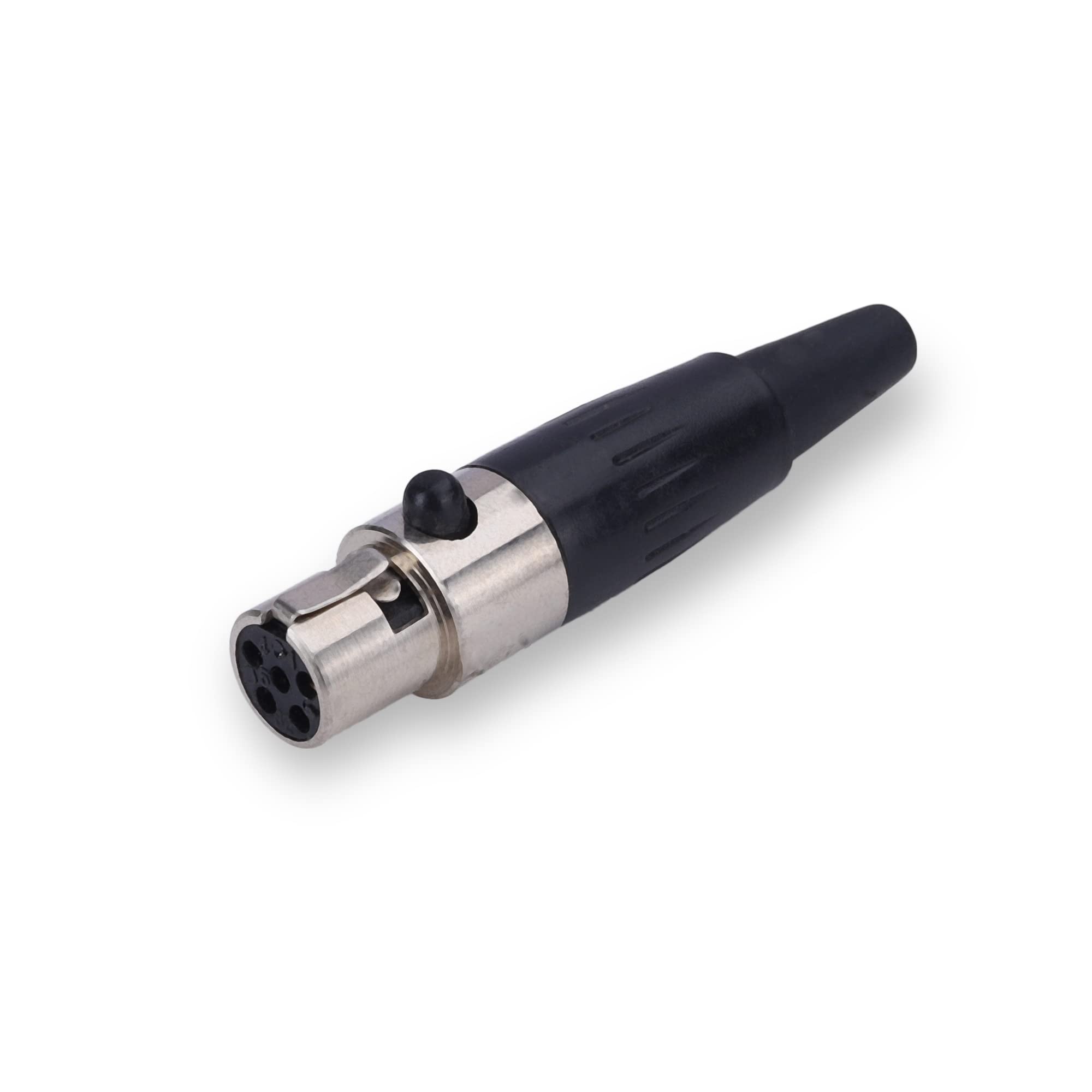 MX 5 Pin Mic Ext. Female Connector XLR Mini Made of Pure Copper Nickel ...