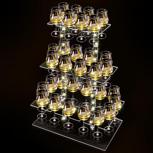 Amazon.com: Champagne Display Holder Stand for Party With 32 Slots, 3 ...