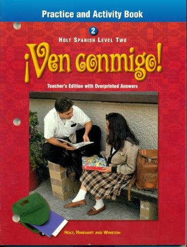 Amazon.com: Ven Conmigo, Level 2: Practice & Activity Book (Spanish ...
