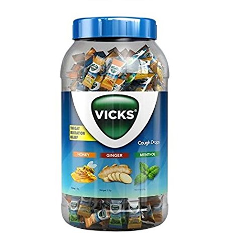 Buy Vicks Cough Drops - 495 + 30 Count free (Tulsi/Menthol/Ginger/Honey ...