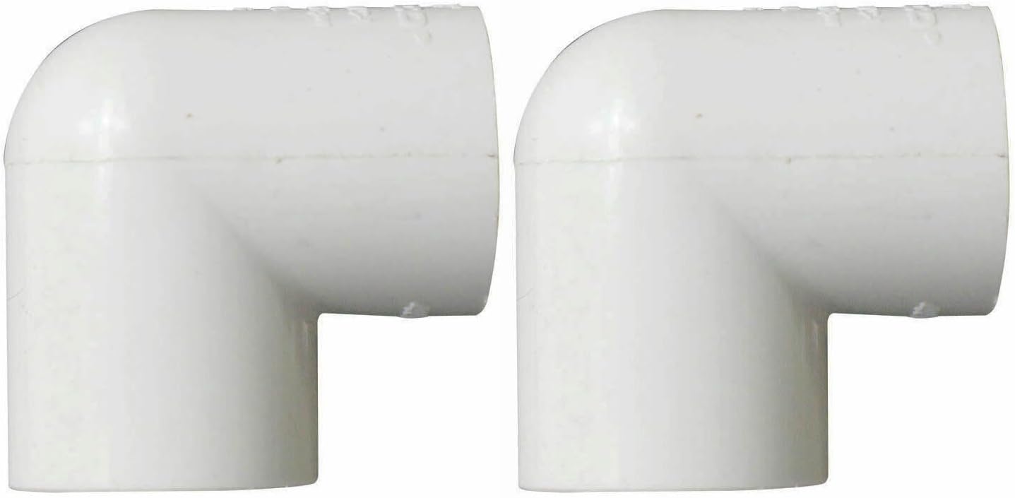 Amazon.com: HASME 88308 1 Inch x 1/2 Inch Slip x Threaded PVC 90 Degree ...