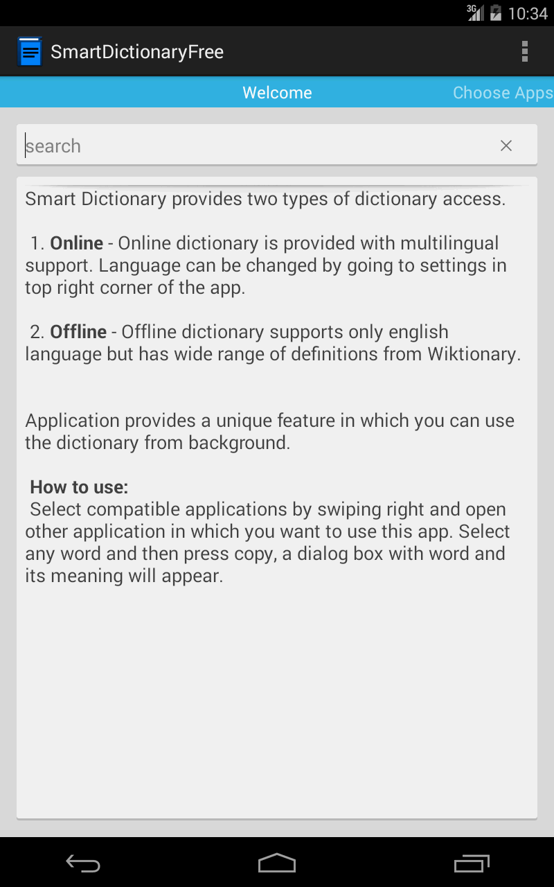 Smart Dictionary Free - App on Amazon Appstore