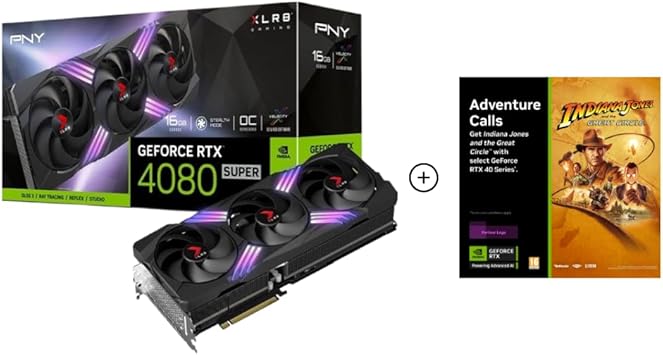 Amazon.com: PNY GeForce RTX™ 4080 Super 16GB XLR8 Gaming Verto™ Epic-X ...
