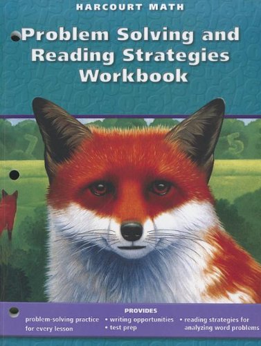 Math, Grade 5 Problem Solving/Reading Strategies Workbook: Harcourt School Publishers Math ...