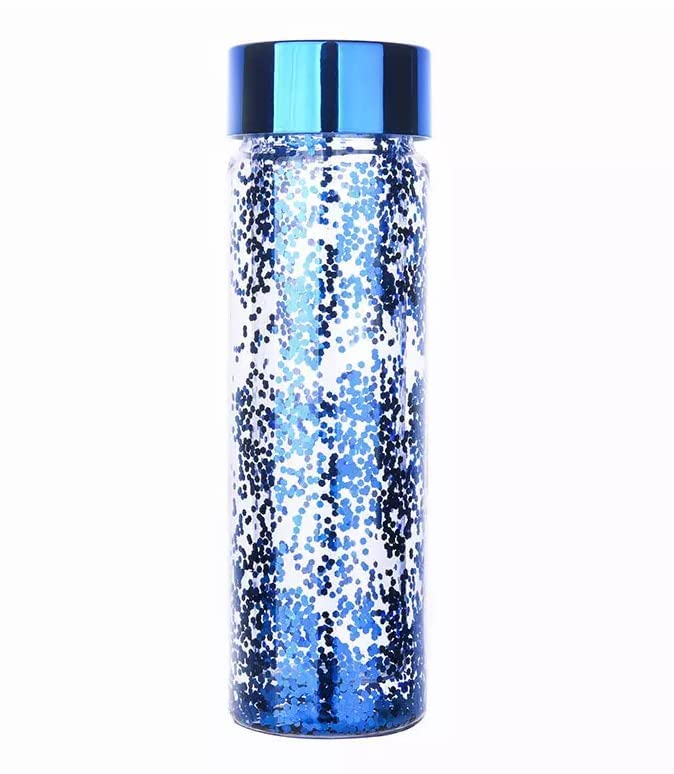 Nexellar Double Walled Sparkle Glitter Water Bottle - 1 Pcs Stylist ...