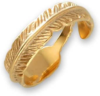 Amazon | [mico.lor] ステンレス リング (316) フェザー 指輪 レディース サージカル 316L 金属アレルギー対応 メンズ 羽根 ピンキーリング | リング 通販