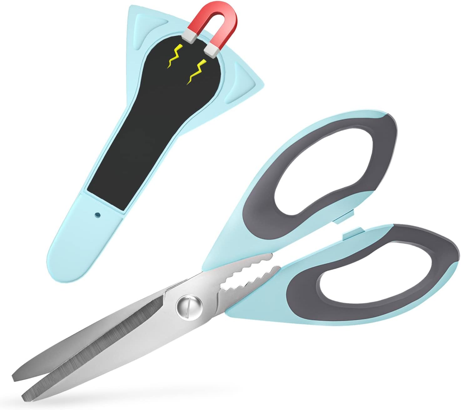 Amazon.com: Multifunction Kitchen Food Scissors, Detachable Stainless ...