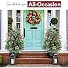 Amazon.com: 30 Inch Outdoor Prelit Christmas Tree 2 Pack, Battery ...