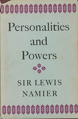Personalities and Powers.: NAMIER, Sir Lewis.: Amazon.com: Books