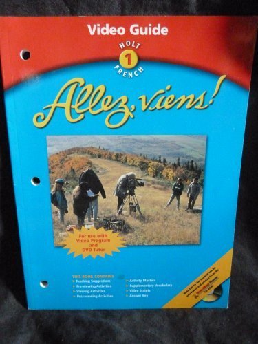 Holt Allez, viens!: Video Guide Level 1: Kathleen Ossip, Jena ...