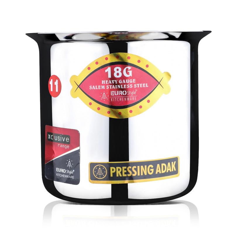 Eurostyle Adak Stainless Steel Pot Cookware 10L Capacity Silver (EUS_P ...