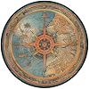 Amazon.com: Nautical Compass Round Area Rug, Vintage Compass Painted ...