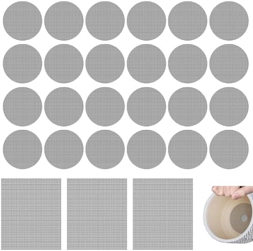 Amazon.com: Giantree 50 Packs Flower Pot Hole Mesh Pad, 4 Inch Square ...