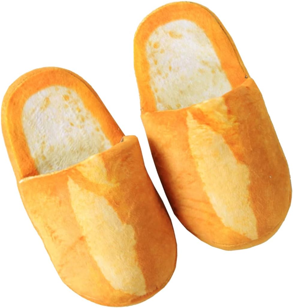Taodyans Women Cotton Slippers, Bread Non-slipping Warm Indoor Slippers ...