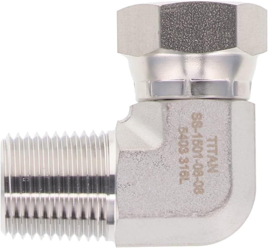 Amazon.com: HYDRAULICS DIRECT |90° Elbow 1/2" NPTF Male x 1/2" NPSM ...