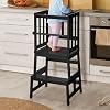 Amazon.com : COSYLAND Kids Kitchen Step Stool Helper Baby and Toddler ...
