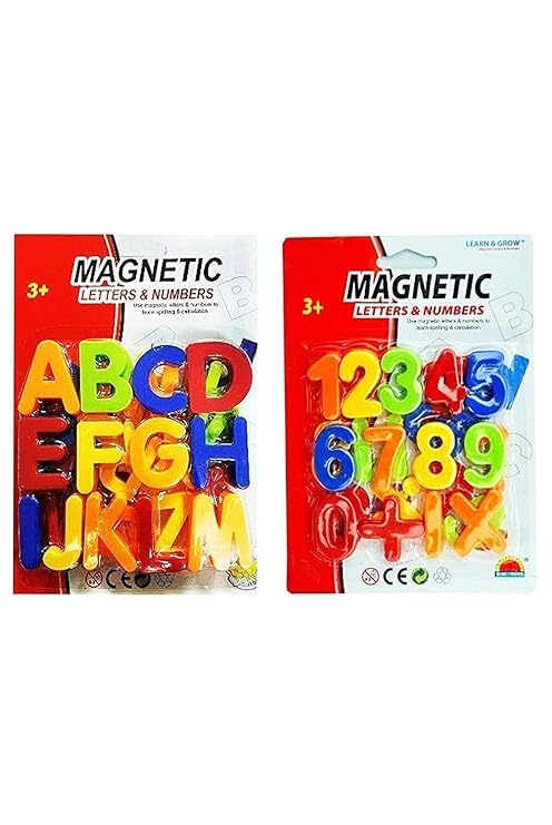AZE enterprises Colorful English Alphabet and Numbers for Kids 26 ...