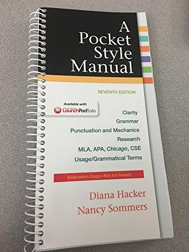 Amazon.co.jp: A Pocket Style Manual : 本