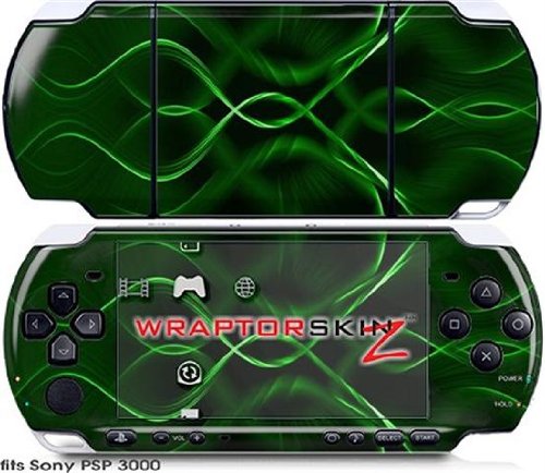 Amazon.com: Sony PSP 3000 Decal Style Skin - Abstract 01 Green (OEM ...