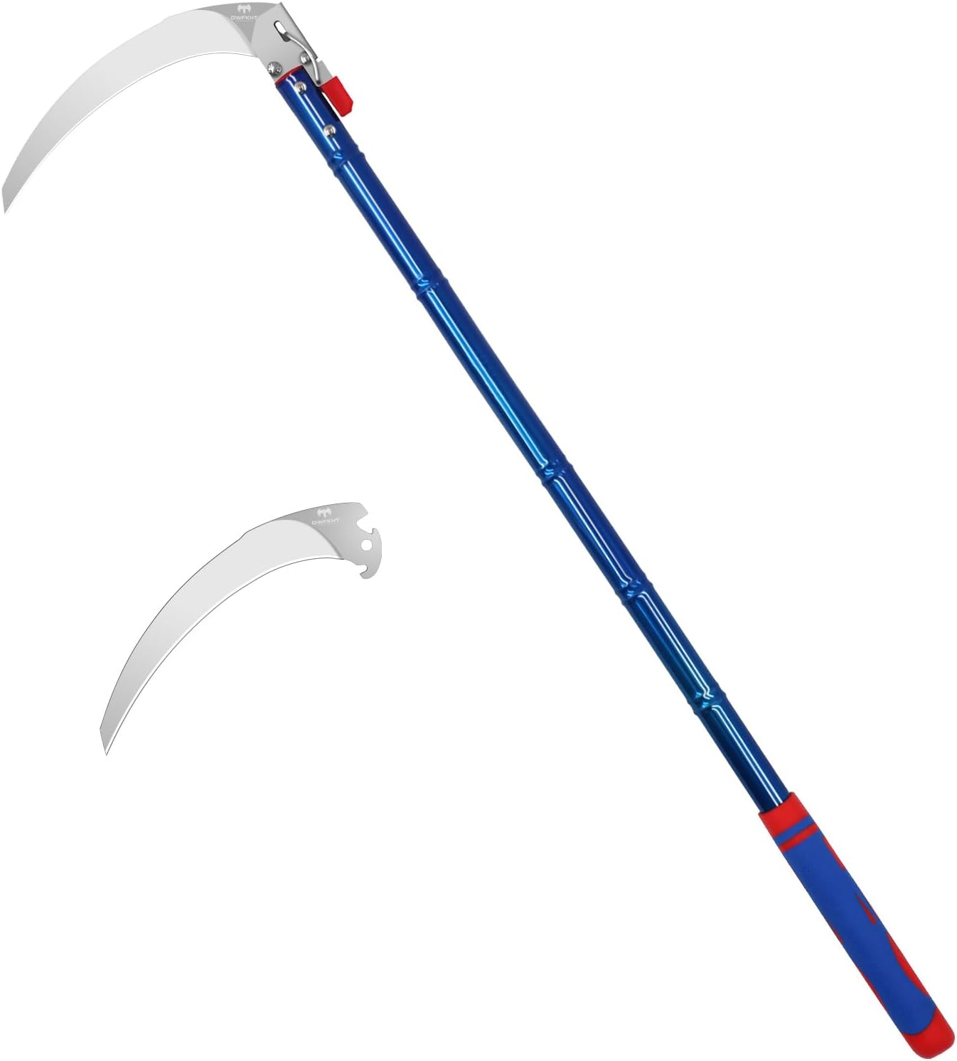 Amazon.com : DWFKHT Detachable Grass Sickle, Folding Harvest Scythe ...
