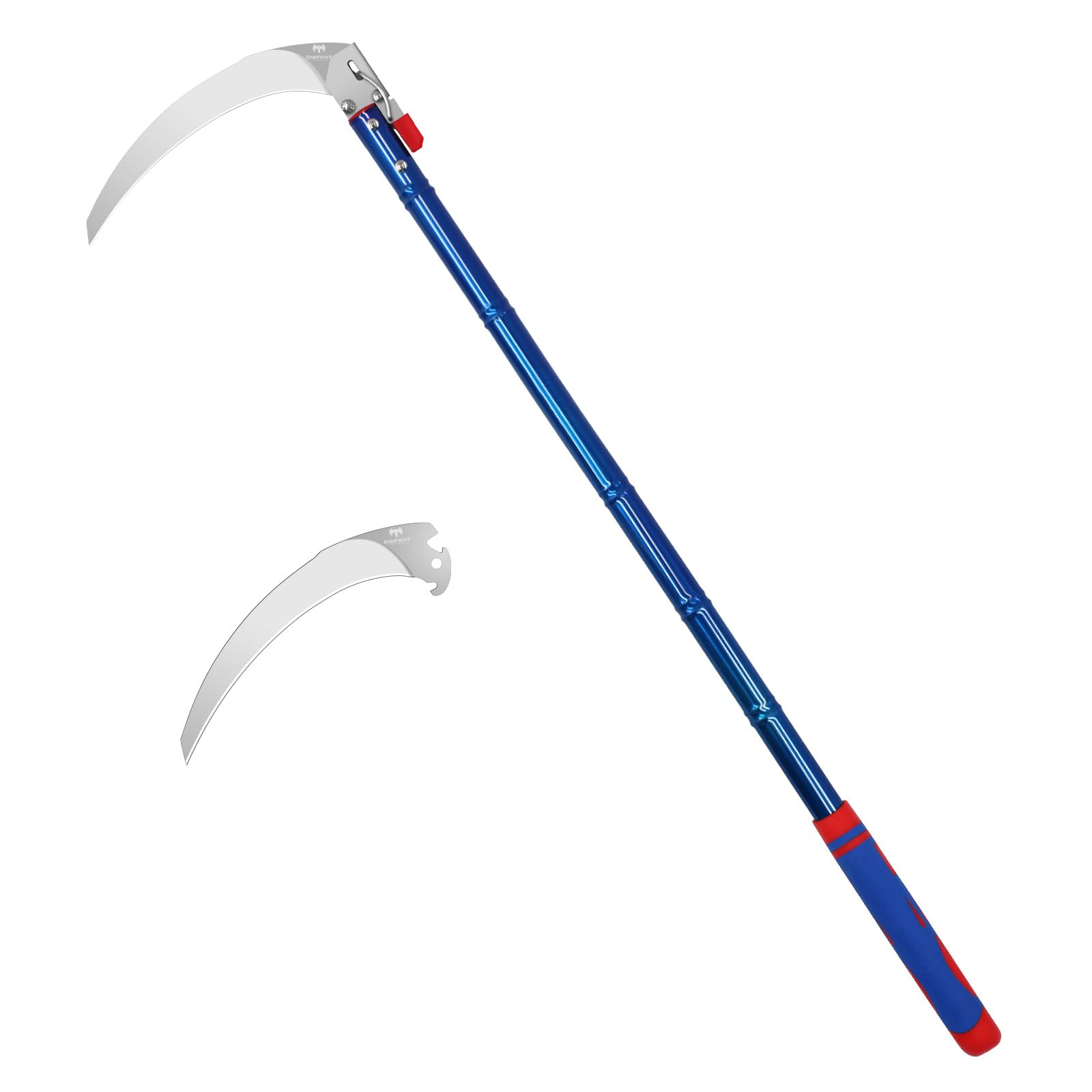 Amazon.com : DWFKHT Detachable Grass Sickle, Folding Harvest Scythe ...