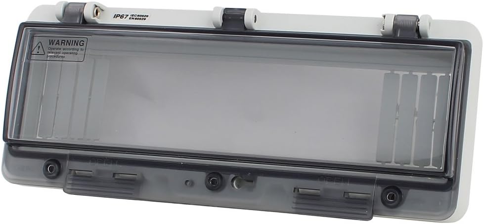 Amazon.com: uxcell Plastic Waterproof Clear 12 Position Distribution ...