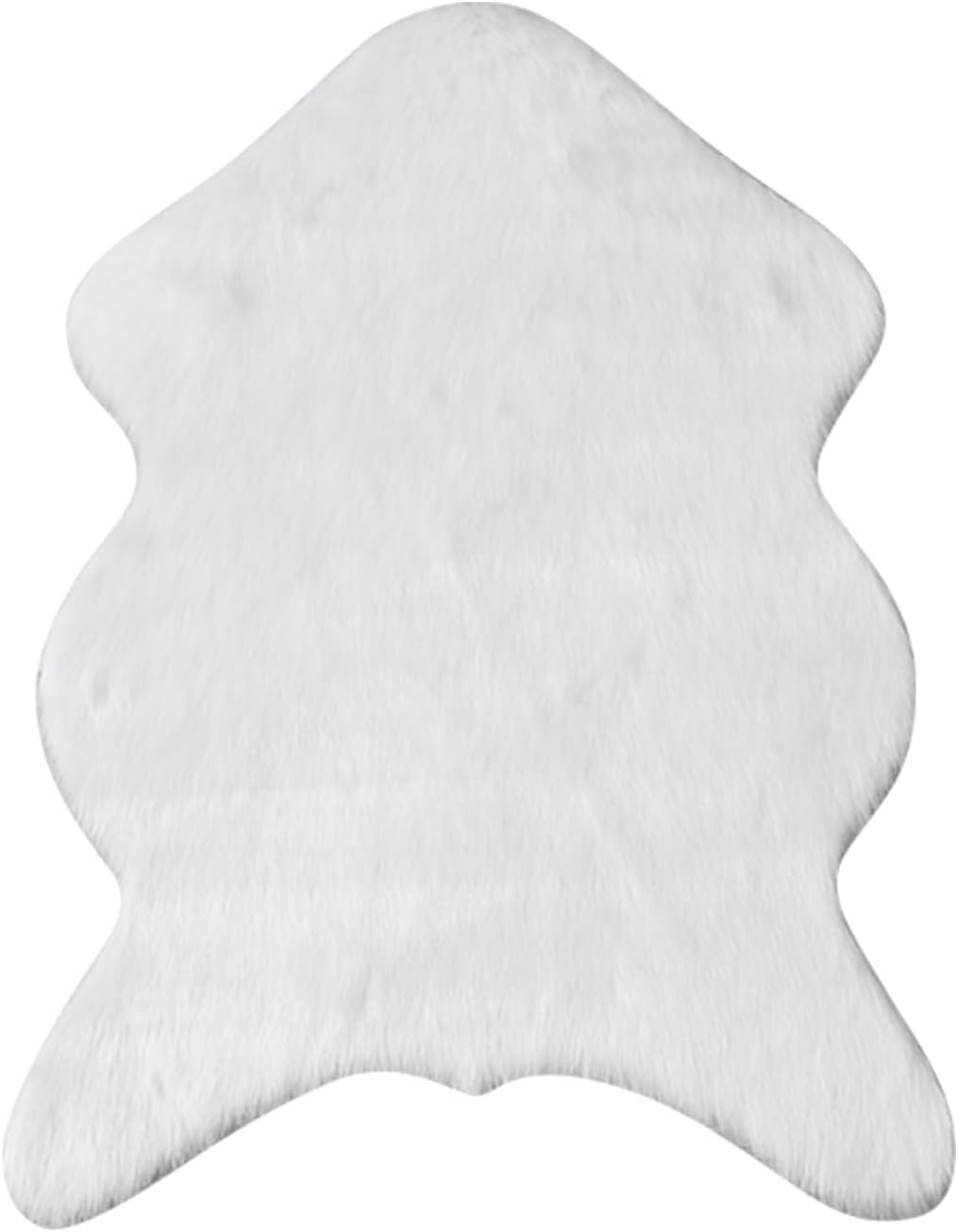 ACESOME Fluffy Faux Sheepskin Carpet, Shaggy Faux Fur Rug for Bedrooms ...