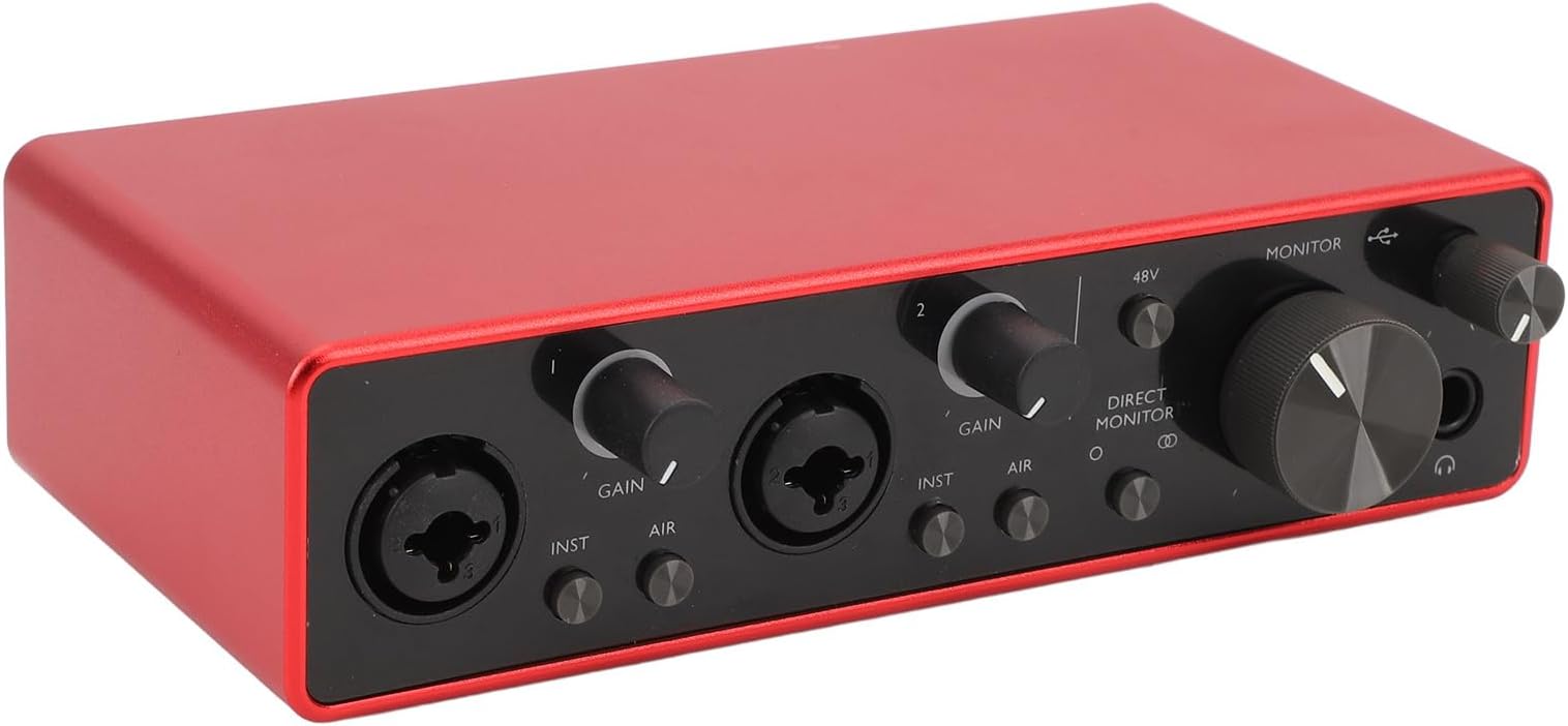 Scarlett 2i2 Interfaz de Audio USB de 3.ª Generación, 24 Bits 196 KHz ...