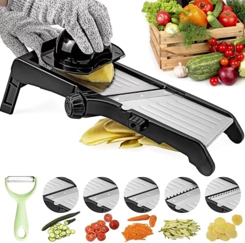 Gramercy Adjustable Mandoline Food Slicer, Mandoline Slicer for Kitchen ...