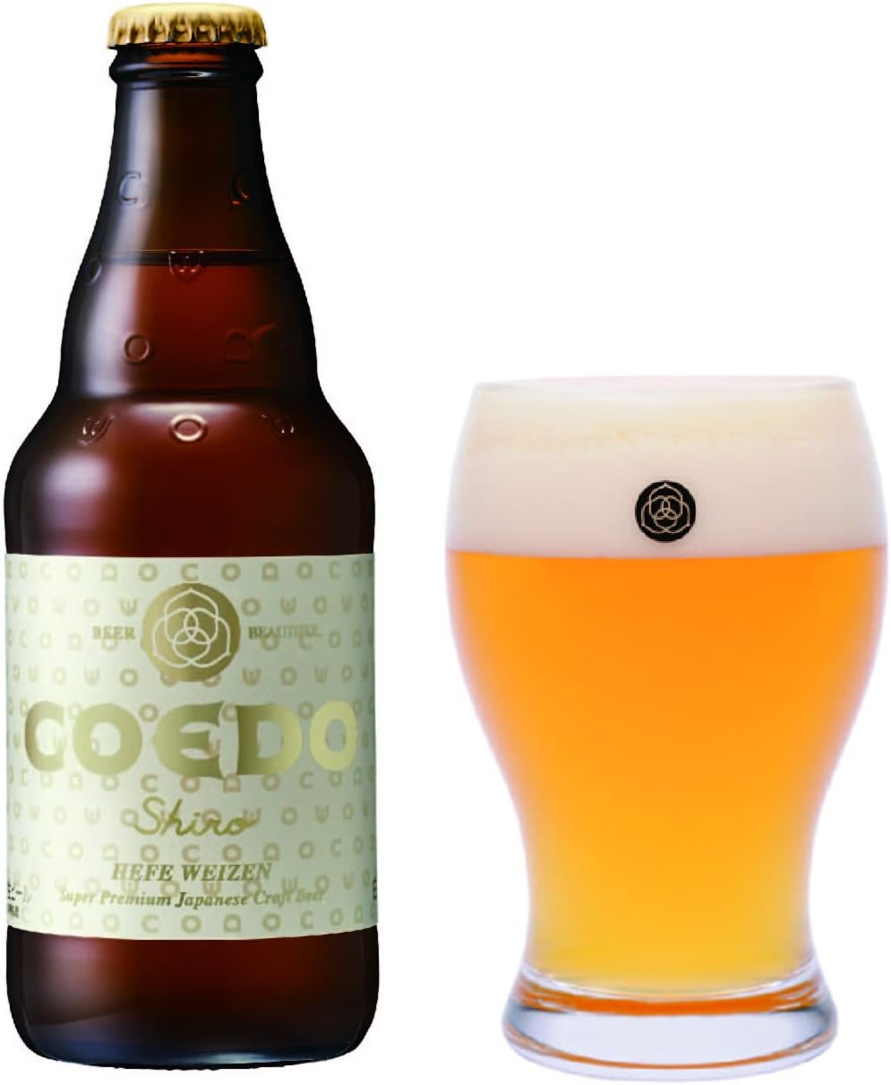 Amazon.co.jp: COEDO 白-Shiro- (Hefe Weizen) 333ml × 6本 : 食品・飲料・お酒