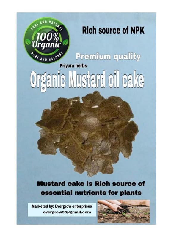 Organic Mustard Oil Cake for Plants/Trees/Soil-10kg : Amazon.in: Garden ...