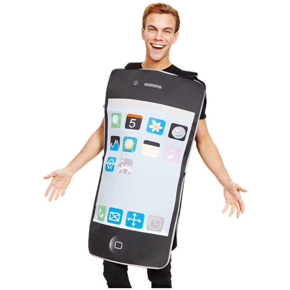 Amazon.com: Vobumix Mobile Phone Cosplay Costume Cell Phone Costume ...