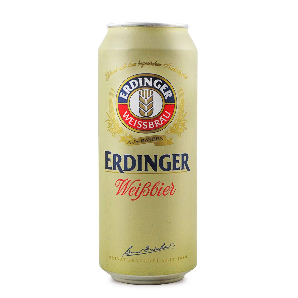 Cerveja Erdinger, Weissbier, Lata, 500ml 1un | Amazon.com.br