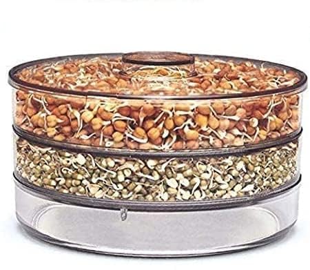 Buy Vairukis Sprout Maker with 3 Compartments for Multi Purpose Use ...