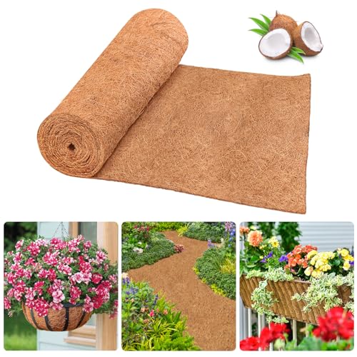 Snapklik.com : 1 Pack Natural Coco Liner Roll, 16x80 Inch Coconut ...
