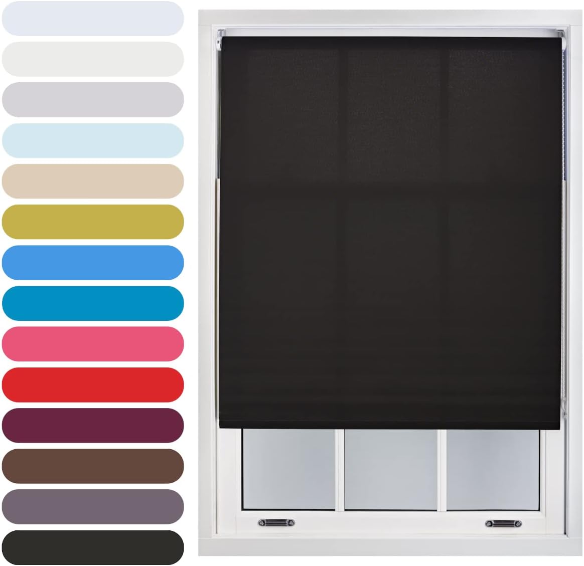 FURNISHED Daylight Roller Blind Trimmable Blinds Window Shade - Easy ...