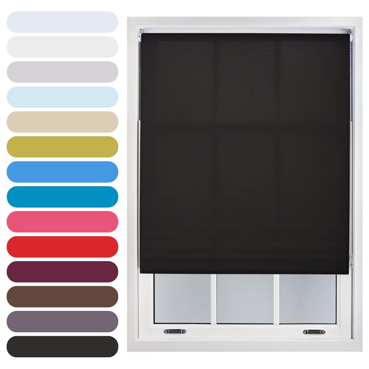 FURNISHED Daylight Roller Blind Trimmable Blinds Window Shade - Easy ...