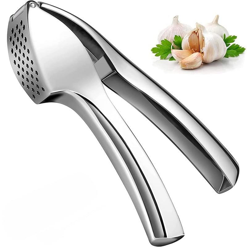 Buy EZYHOME Garlic Press Mincer Squeezer with Big Size Basket ...