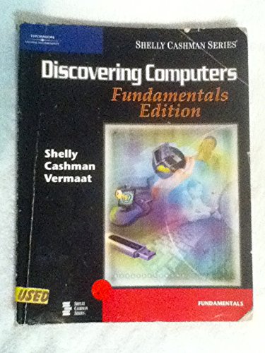 Discovering Computers: Fundamentals Edition: 9780619202224: Computer ...