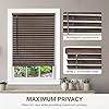 Amazon.com: PowerSellerUSA 2" Slats Cordless Window Blinds, 35W x 64L ...