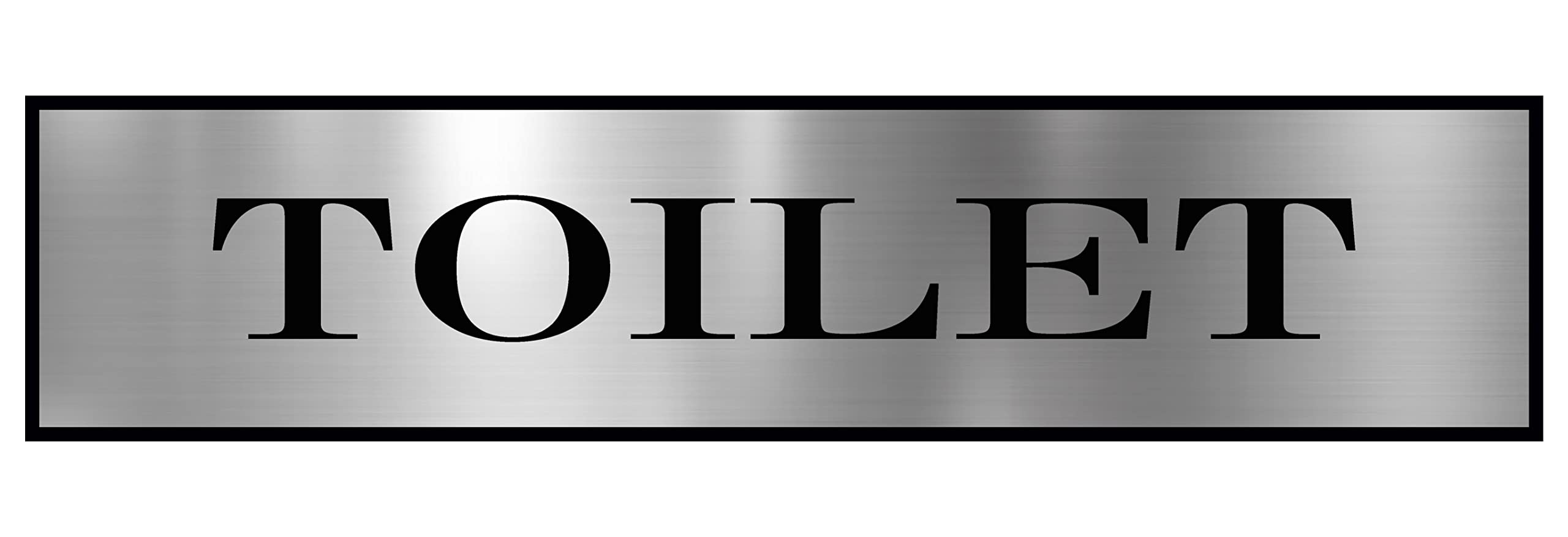 Gugans Sign Restroom Toilet Washroom Abs Plastic Self Adhesive ...