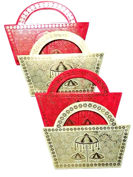ARPIT MART Hand Held New Basket Look Wedding Gift Envelopes Cash Gift ...