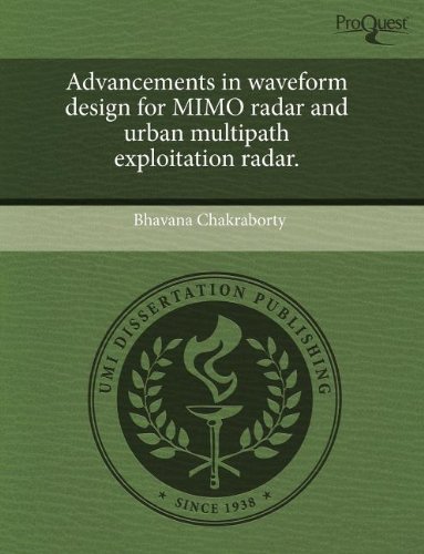 Buy Advancements in Waveform Design for Mimo Radar and Urban Multipath ...