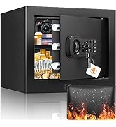 5.0 Cuft Large Fireproof Safe for HOME USE, Digital Home Security Box ...